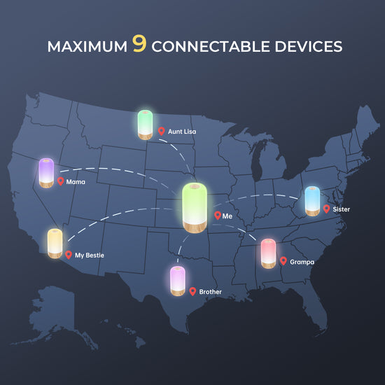 Tikkittouch Long Distance Touch Lamps